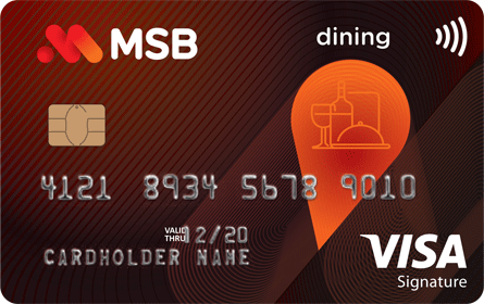 Thẻ Visa Signature là gì? Thẻ MSB Visa Signature Dining