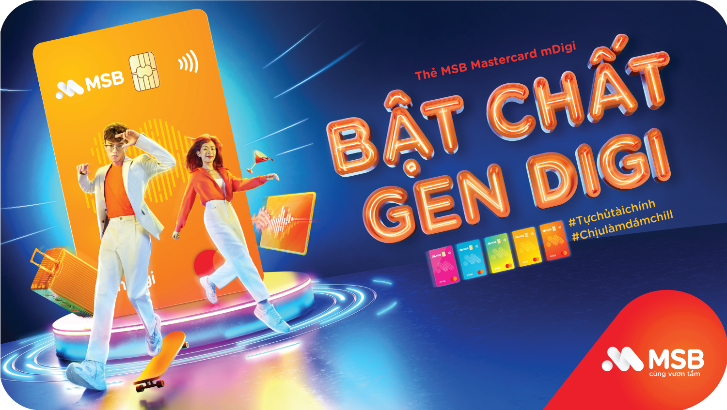 MSB "trình làng" thẻ mDigi, mang đậm phong cách thế hệ số