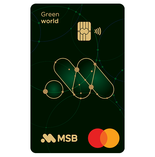 Thẻ MSB Mastercard Green World
